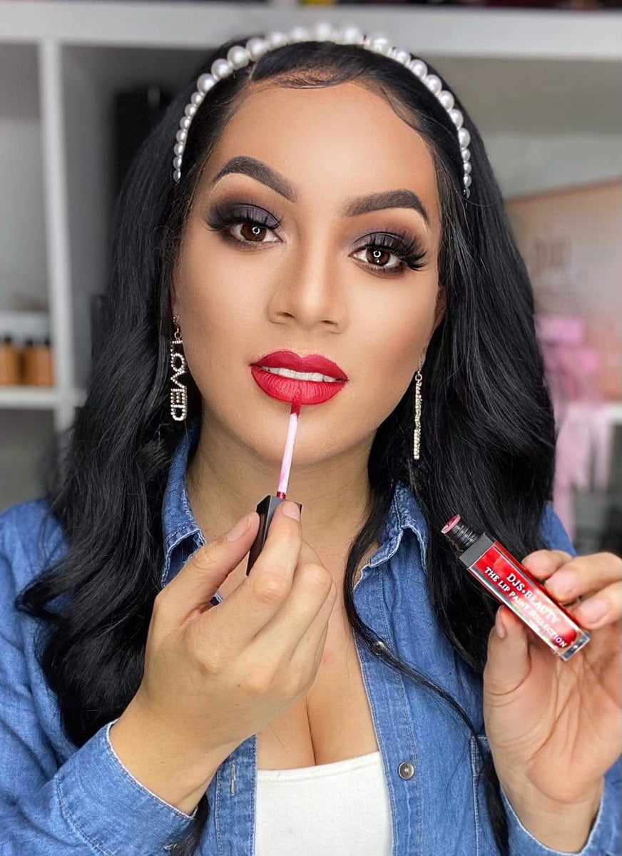 Scarlet Matte Lip Paint – DJS Beauty